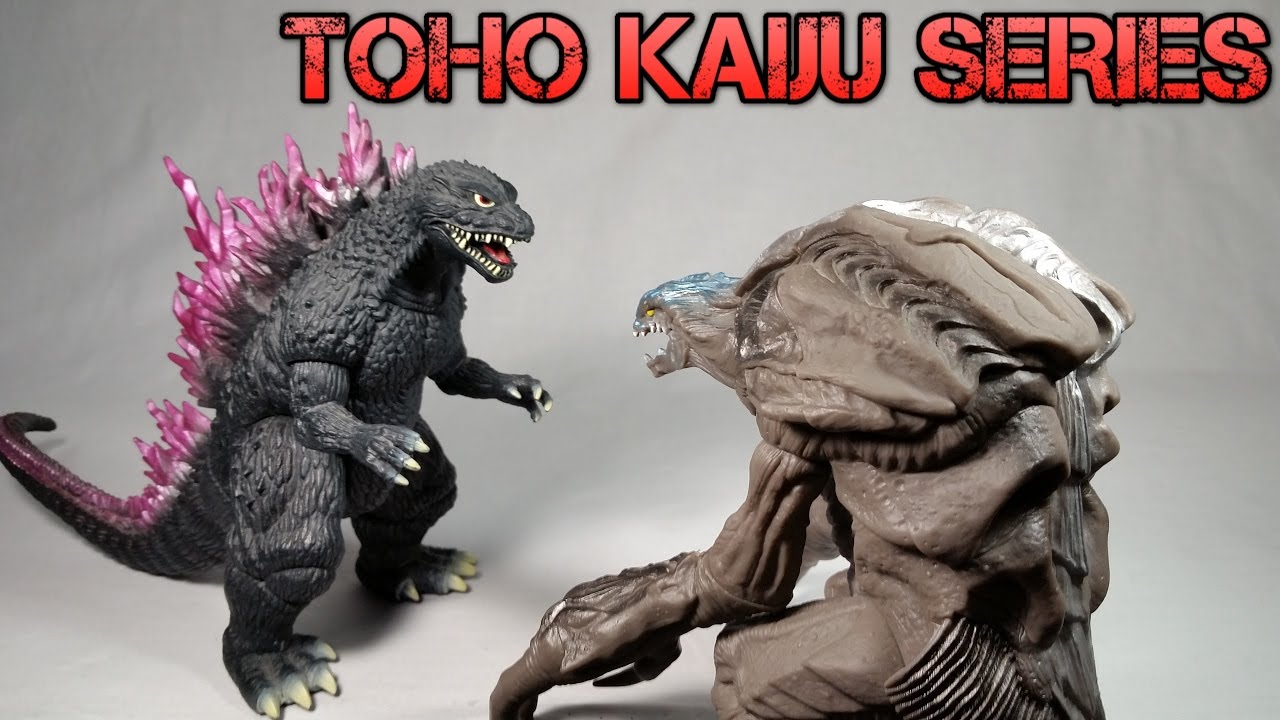 Godzilla 2000 and Orga TOHO Kaiju Bandai Double Review - YouTube