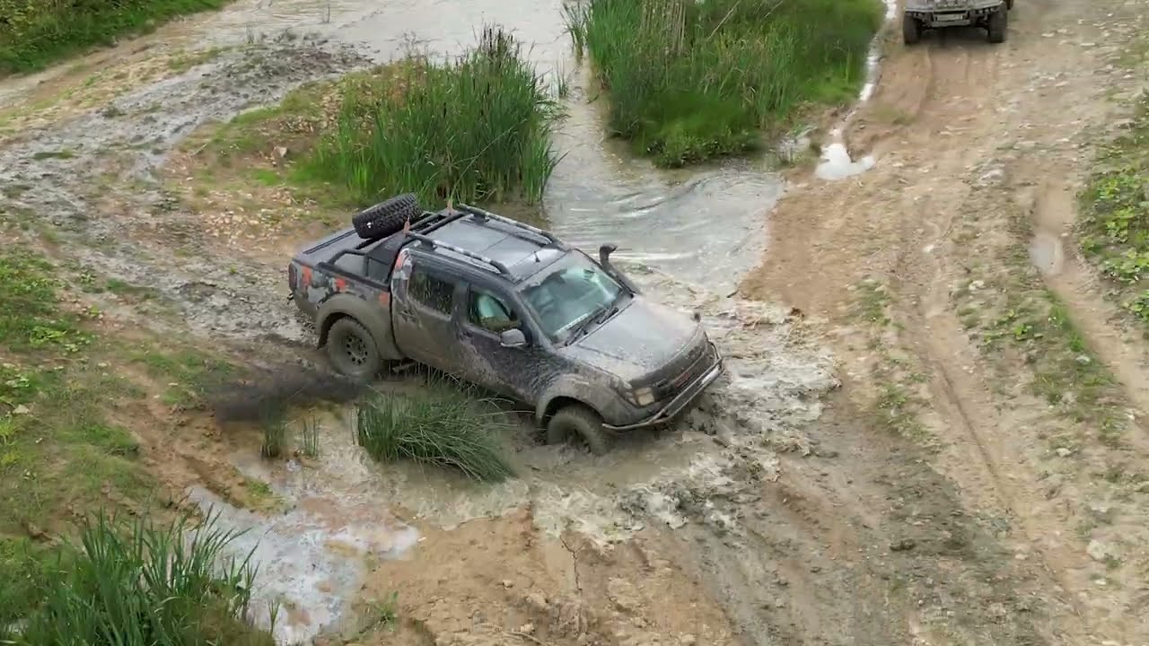 Nissan Off-Road adventures: mitsubishi pickup truck gets stuck while ...