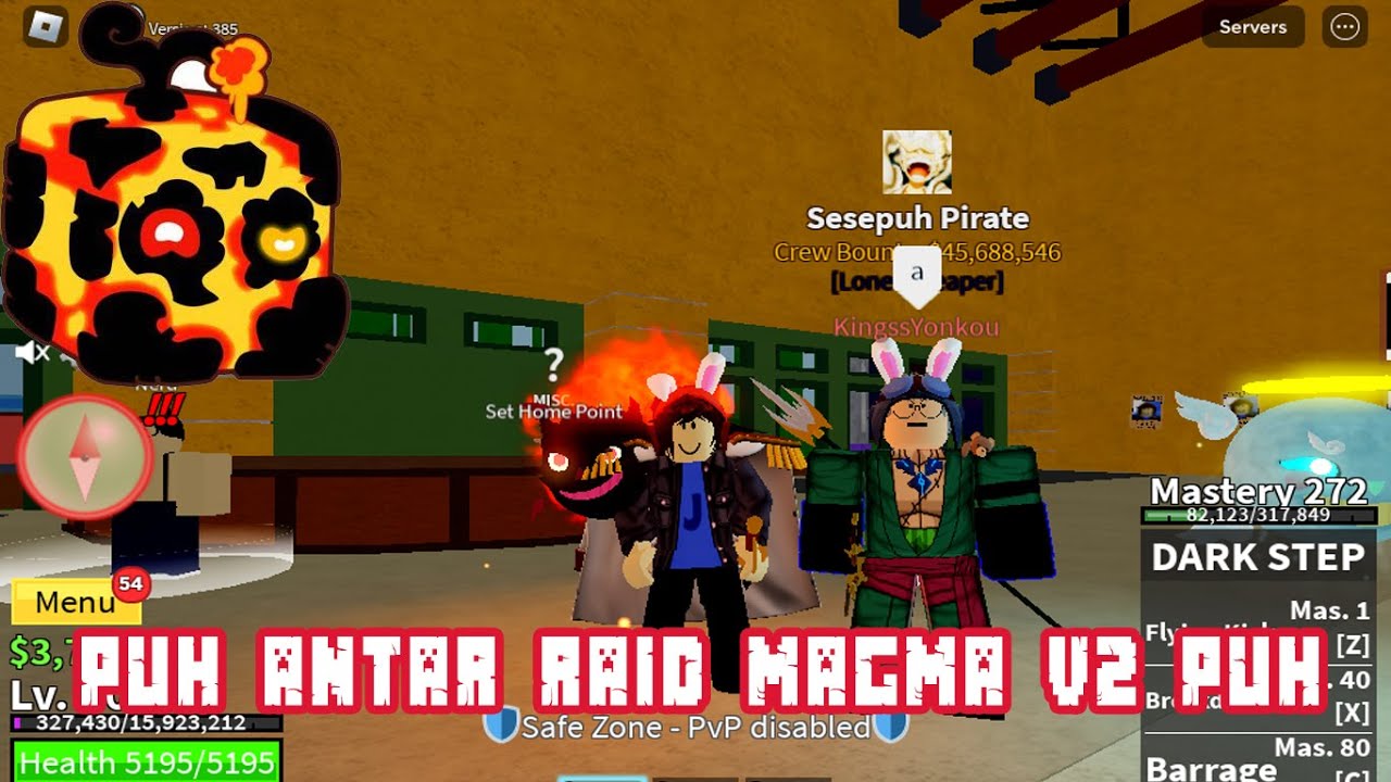 [live] Roblox : Blox Fruits - V2 Magma menungguku ayo bantu aku raid ...