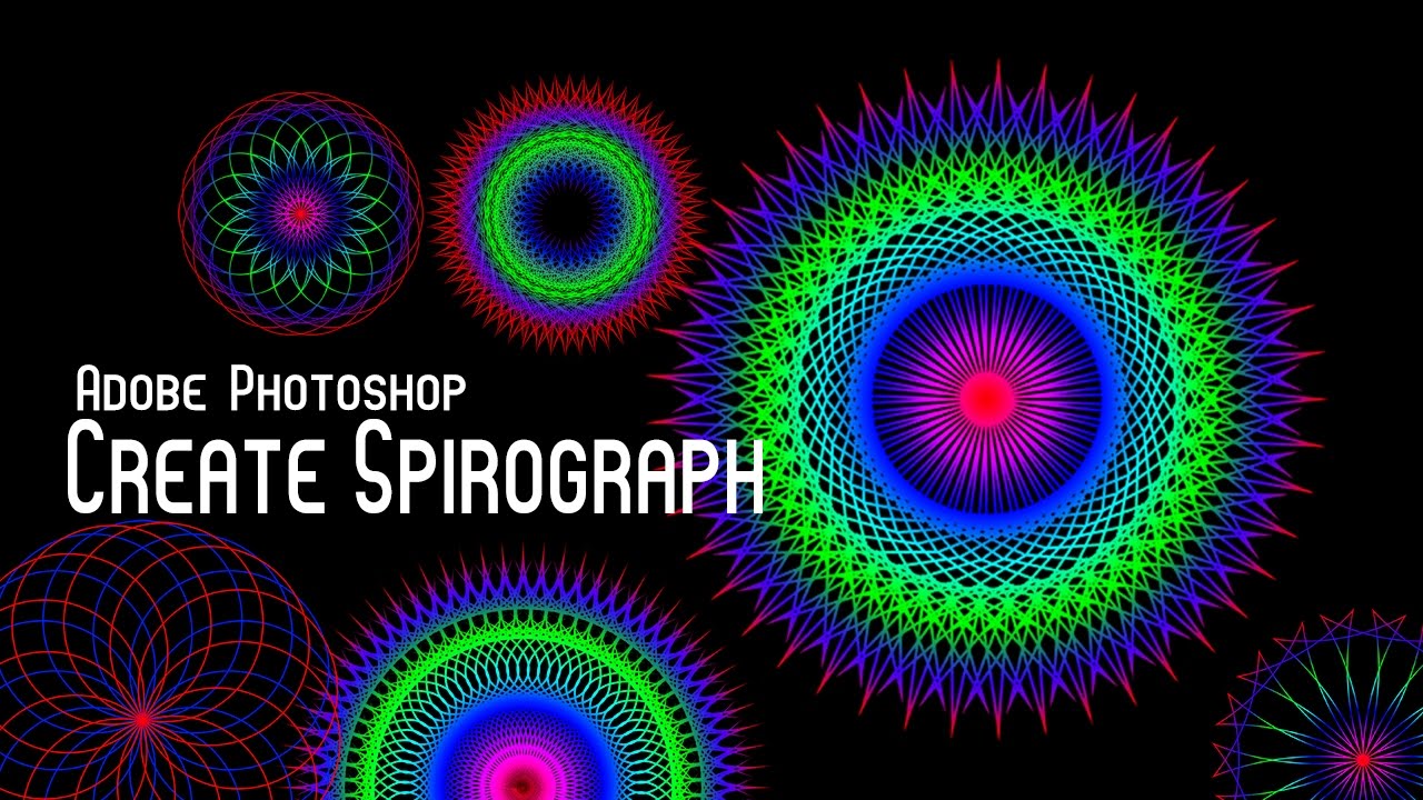 Create Spirograph in Photoshop - YouTube