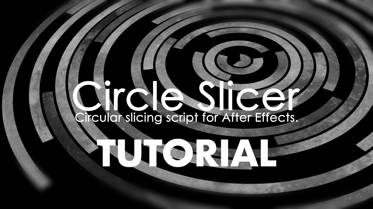 CircleSlicer for After Effects Tutorial - YouTube