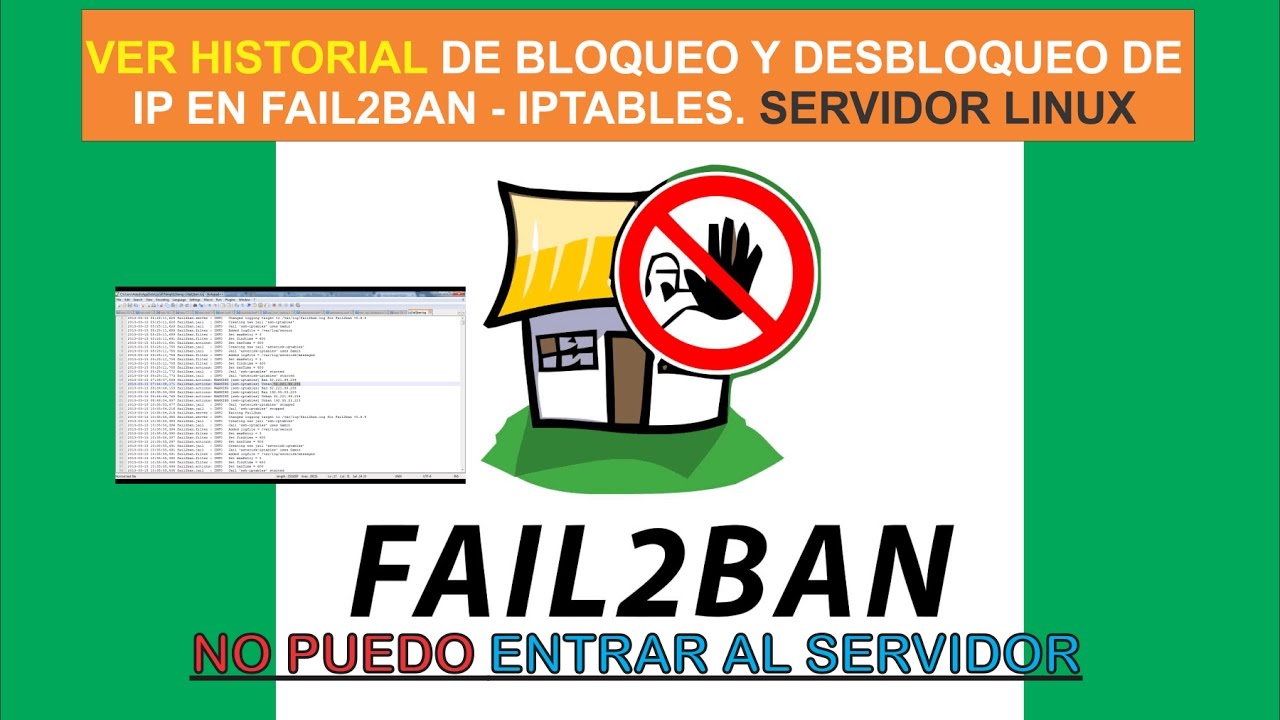 Ver Registro De Ips Bloqueadas En Fail2ban Iptables Servidor Linux Youtube