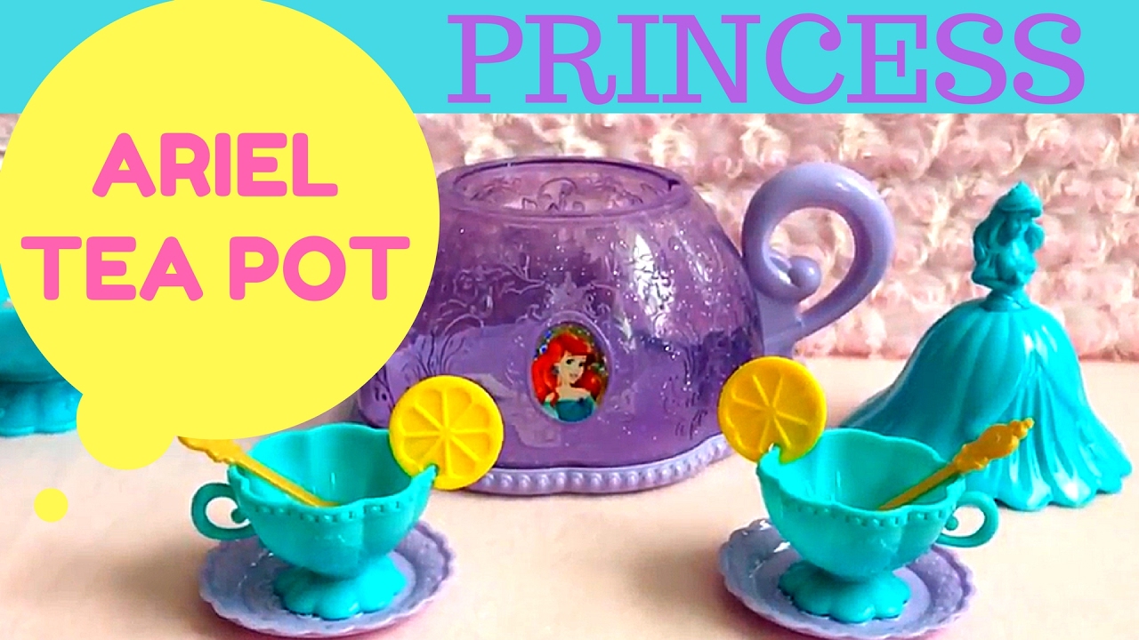 Disney Princess Ariel Tea Pot Toy Review - Chewbacca Toy Surprise - YouTube