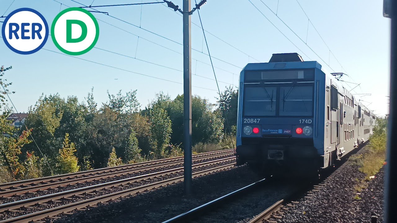 [RER D] Compilation moyenne Z20500 Transilien et IDF-Mobilités - YouTube