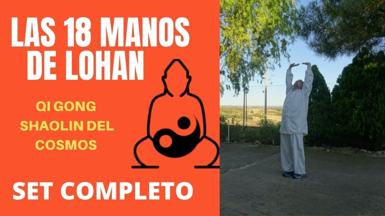 ️ Qi gong Shaolin -CHI KUNG 18 MANOS DE LOHAN COMPLETO- (Chi Kung para ...
