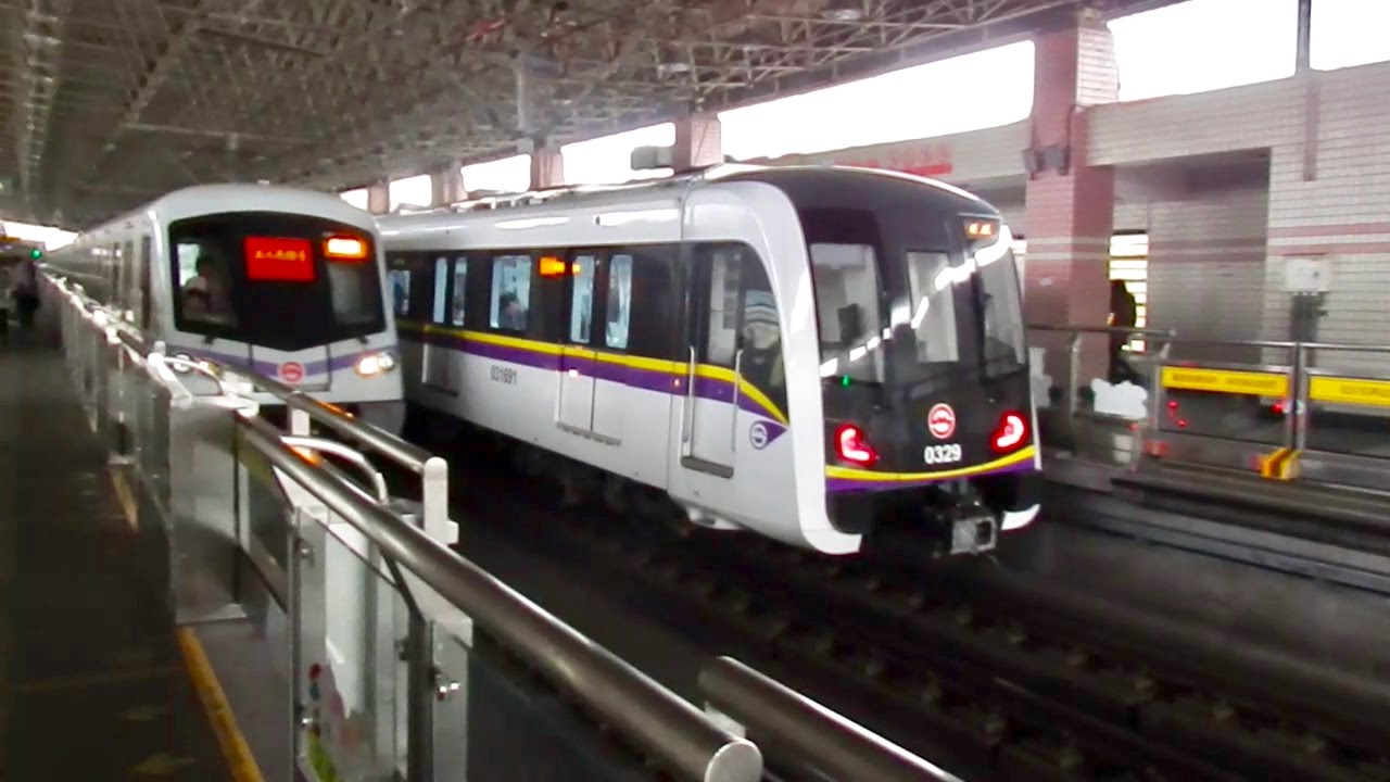 [Shanghai Metro045]Line3 03A01&03A02/Line4 04A01 上海地下鉄3・4号線@HongQiao ...