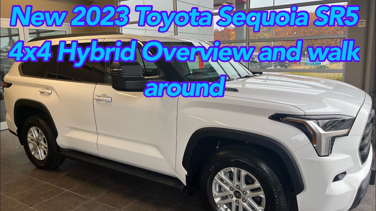 The New 2023 Toyota Sequoia Hybrid SR5 4x4 Overview and Walk Around ...