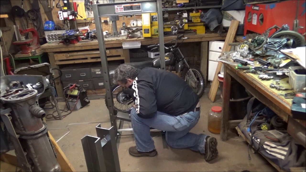 New Addition to the Shop Harbor Freight 20 ton Shop Press, No more ...