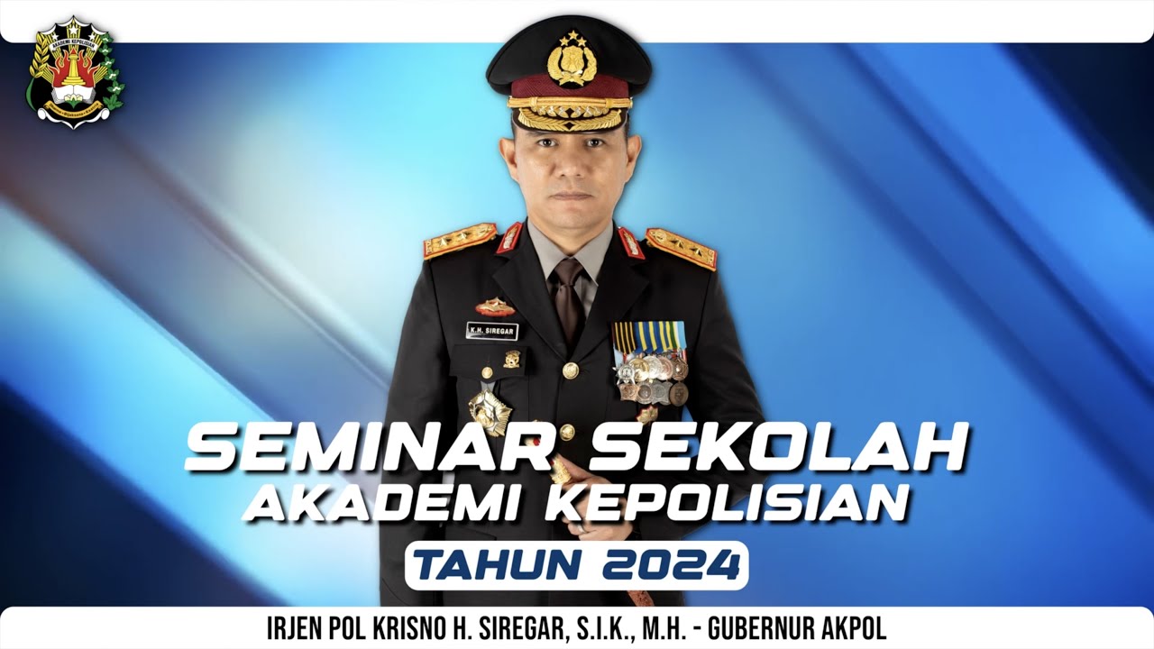 🔴 LIVE | SEMINAR SEKOLAH AKADEMI KEPOLISIAN TAHUN 2024 - YouTube