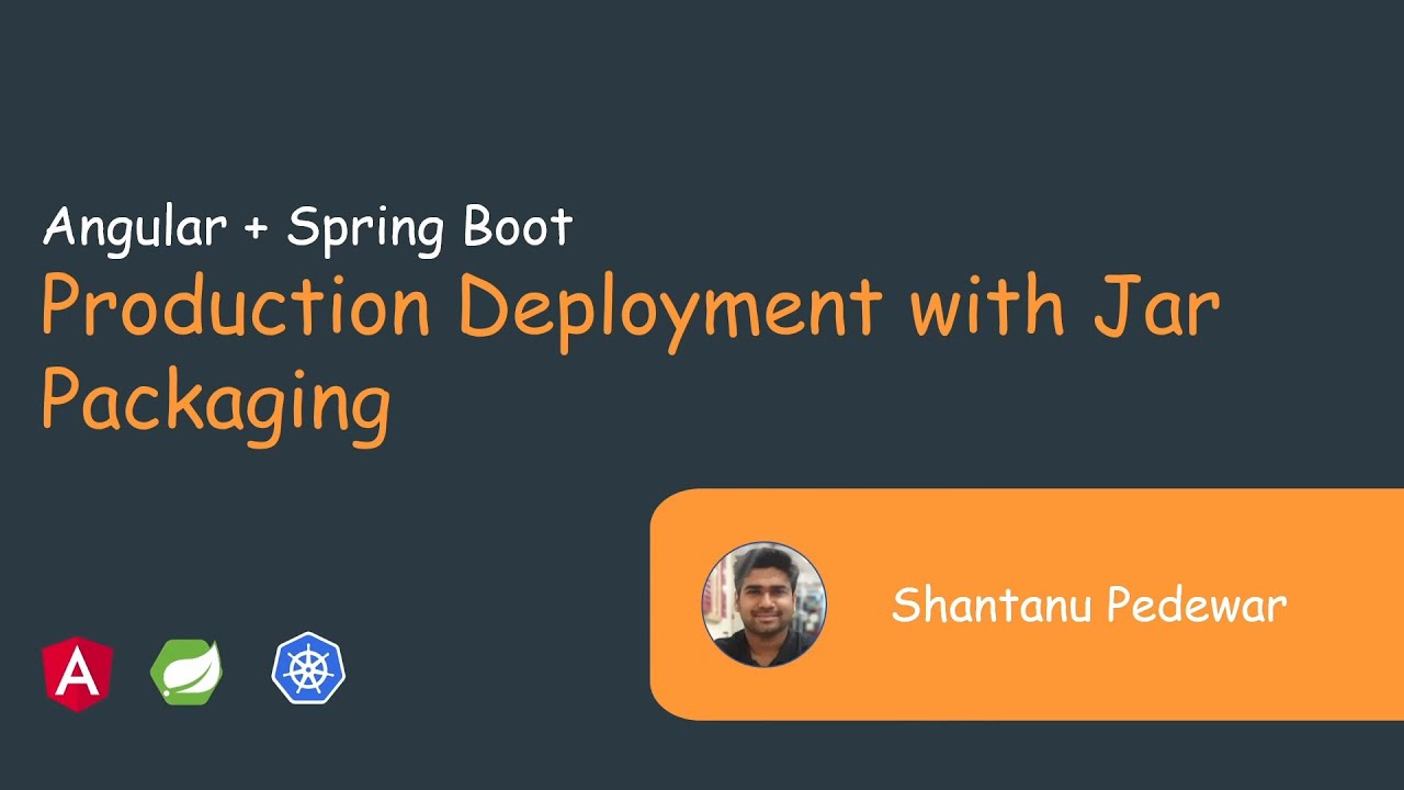 Deployment with Jar Packaging - YouTube