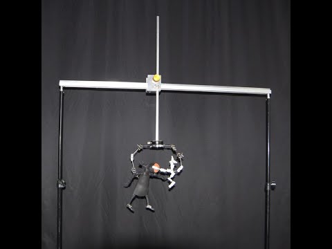 CineSpark overhead slider with winder system for stop motion - YouTube