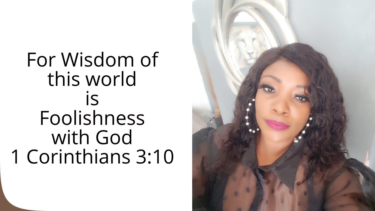 For Wisdom of this world is foolishness with Hod - YouTube