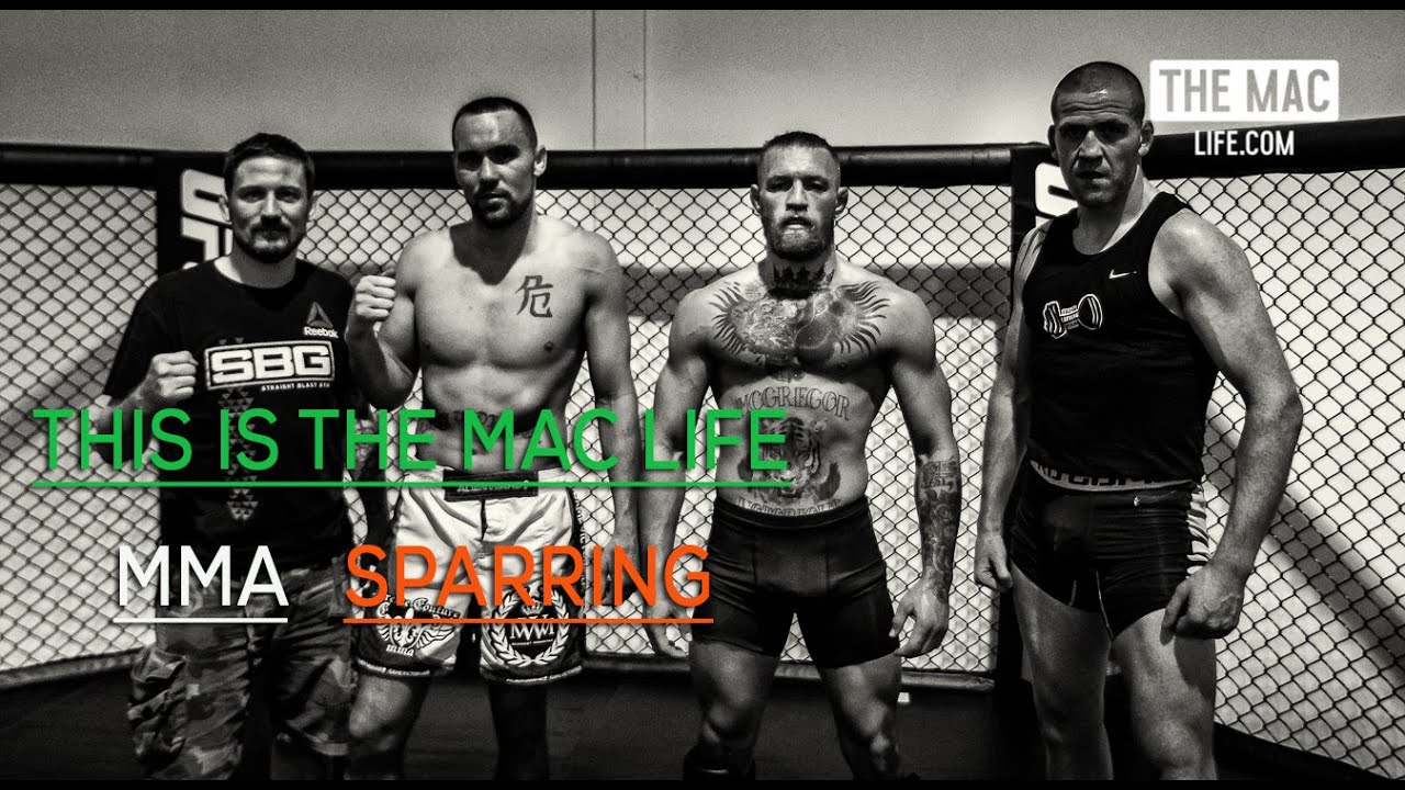 Conor McGregor MMA sparring before UFC 202 #TheMacLife - YouTube