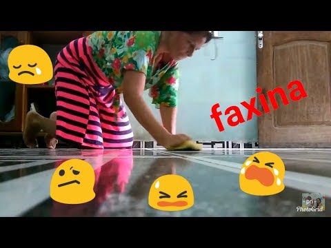 faxina na sala