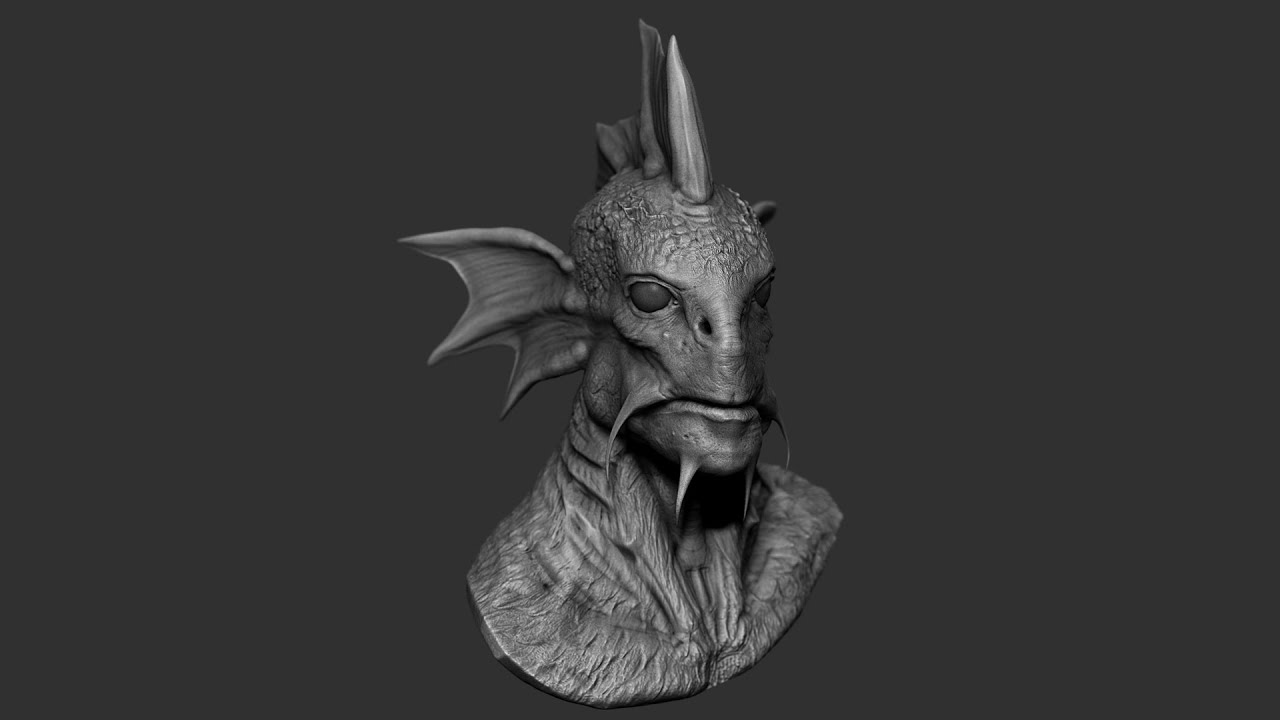 Zbrush Speed Sculpt - Merman - YouTube