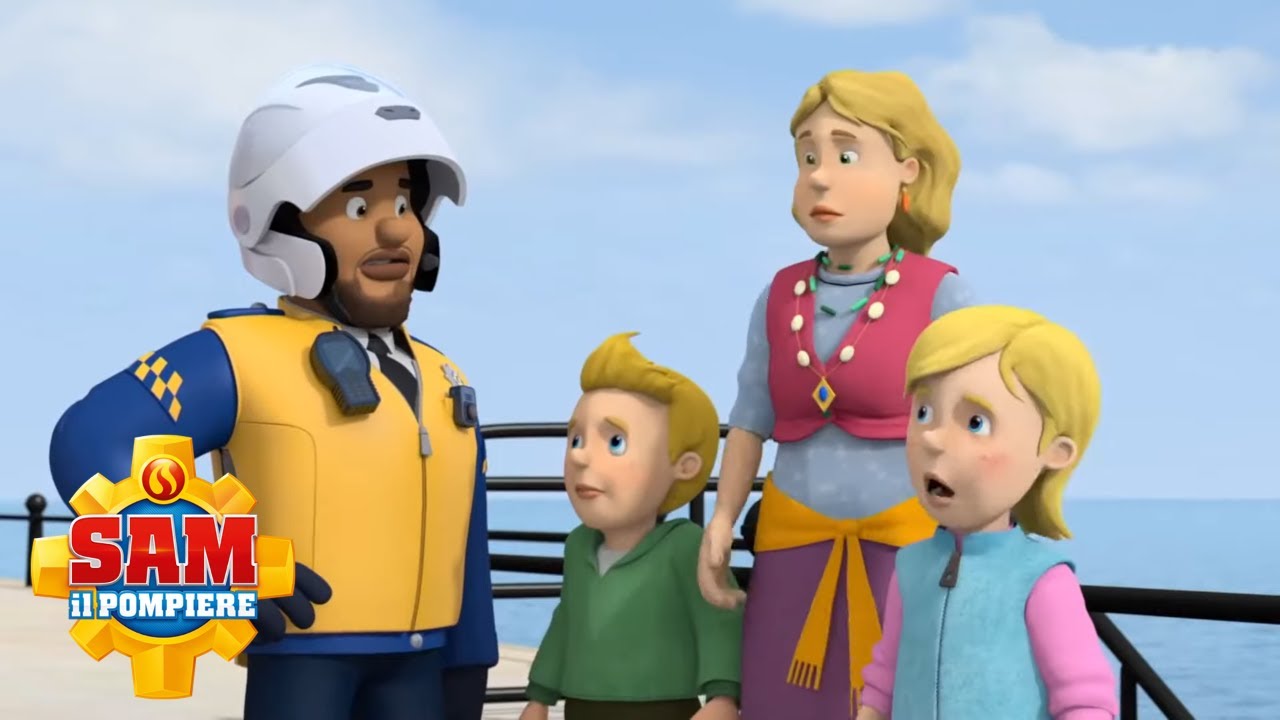 Sam il pompiere e il PC Malcolm salva Pontypandy | Sam il pompiere ...