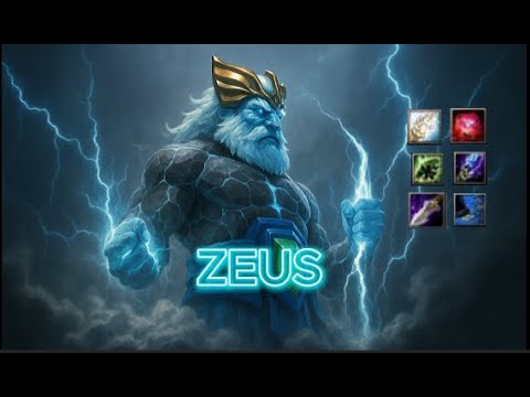Zeus dota MEGA KILL nays 21-4 - YouTube