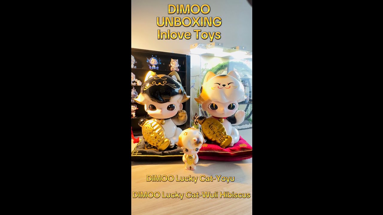 The DIMOO Fortune Cat serie DIMOO Lucy Cat - (Yoyu) and DIMOO Lucky Cat ...