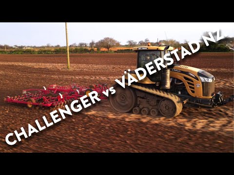 4Kᵁᴴᴰ April 2024: Challenger MT 765E & Väderstad NZ Aggressive 600 ...