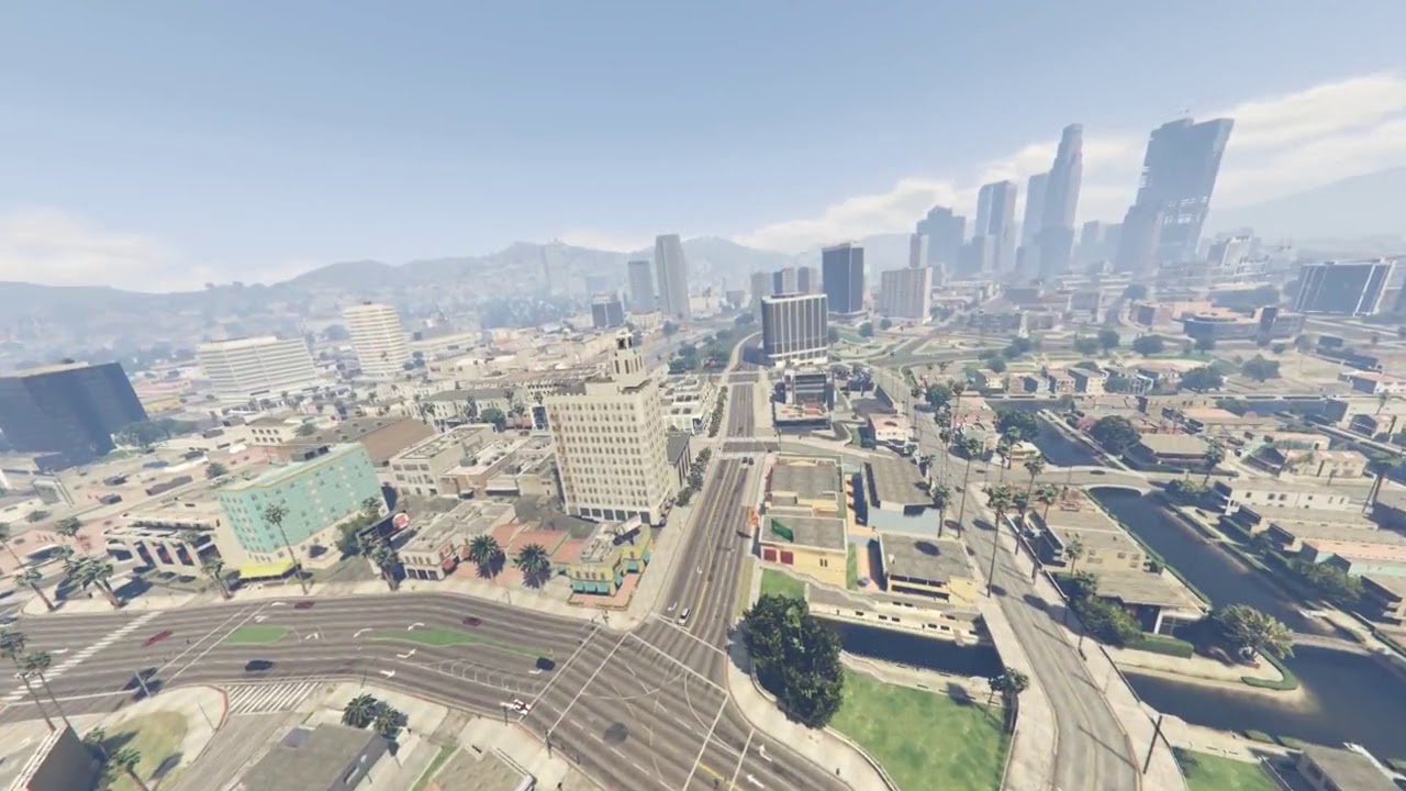 Los Santos Drone Shot | GTA 5 - YouTube