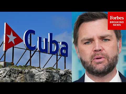 JUST IN: Reporter Asks JD Vance 'Is Cuba Next?'
