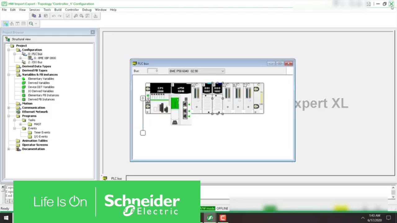 How to Import/Export Hardware Data Using CSV File Format | Schneider ...