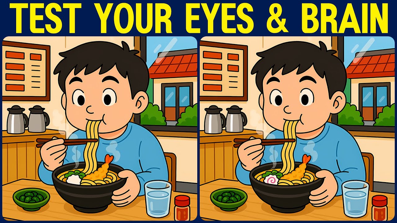 [Spot the Difference Brain Training] If you solve this puzzle, you are ...