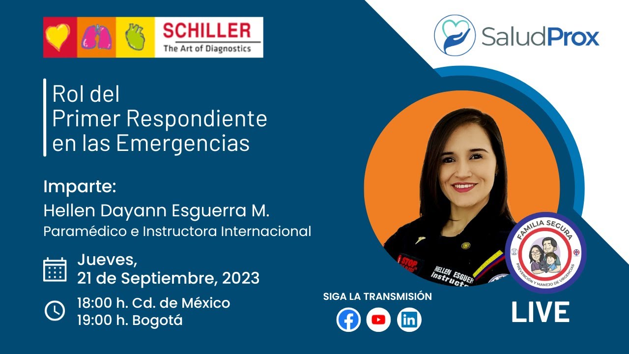 Webinar: Rol del Primer Respondiente en las Emergencias - YouTube