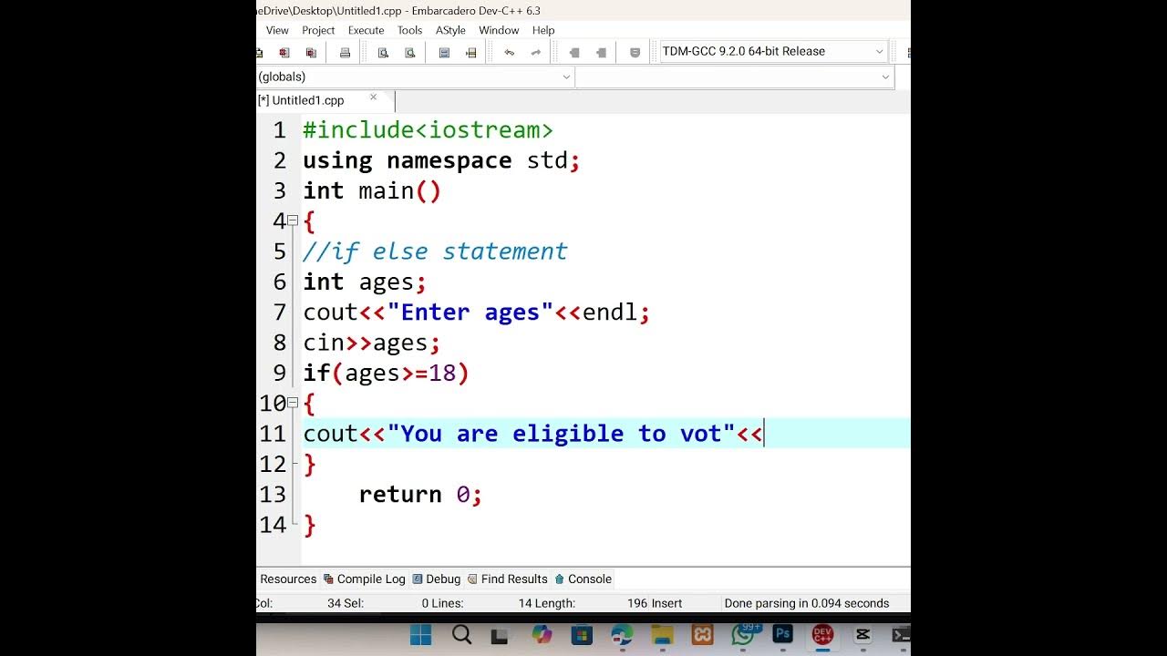C++ voting program|| Coding tips| GOO Computer Tutorials|| You are ...