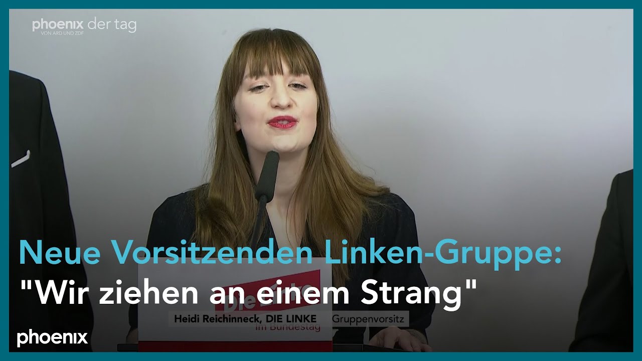 Die Linke: Statements der neuen Gruppen-Vorsitzenden - YouTube