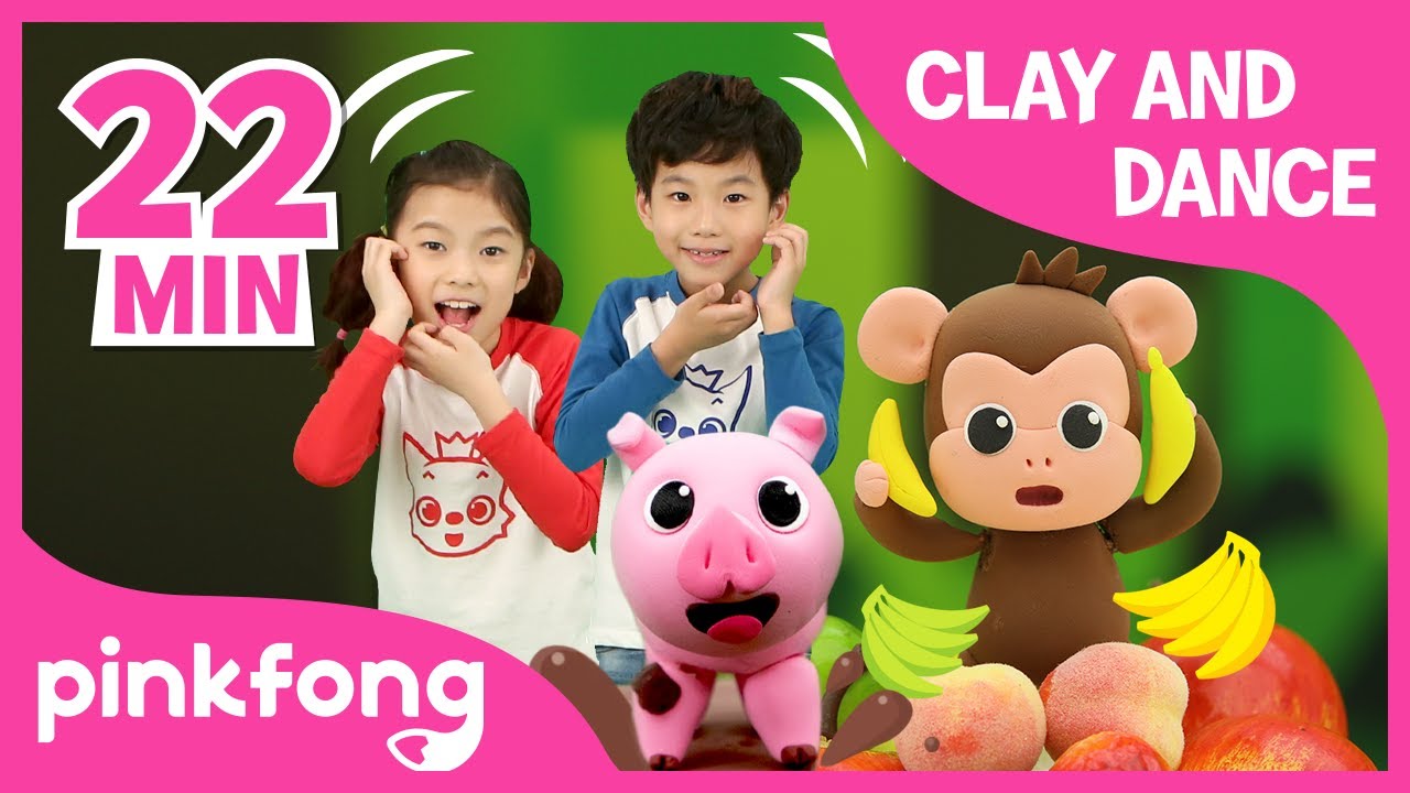 The Penguin Dance and more | Clay and Dance | +Compilation | Pinkfong ...