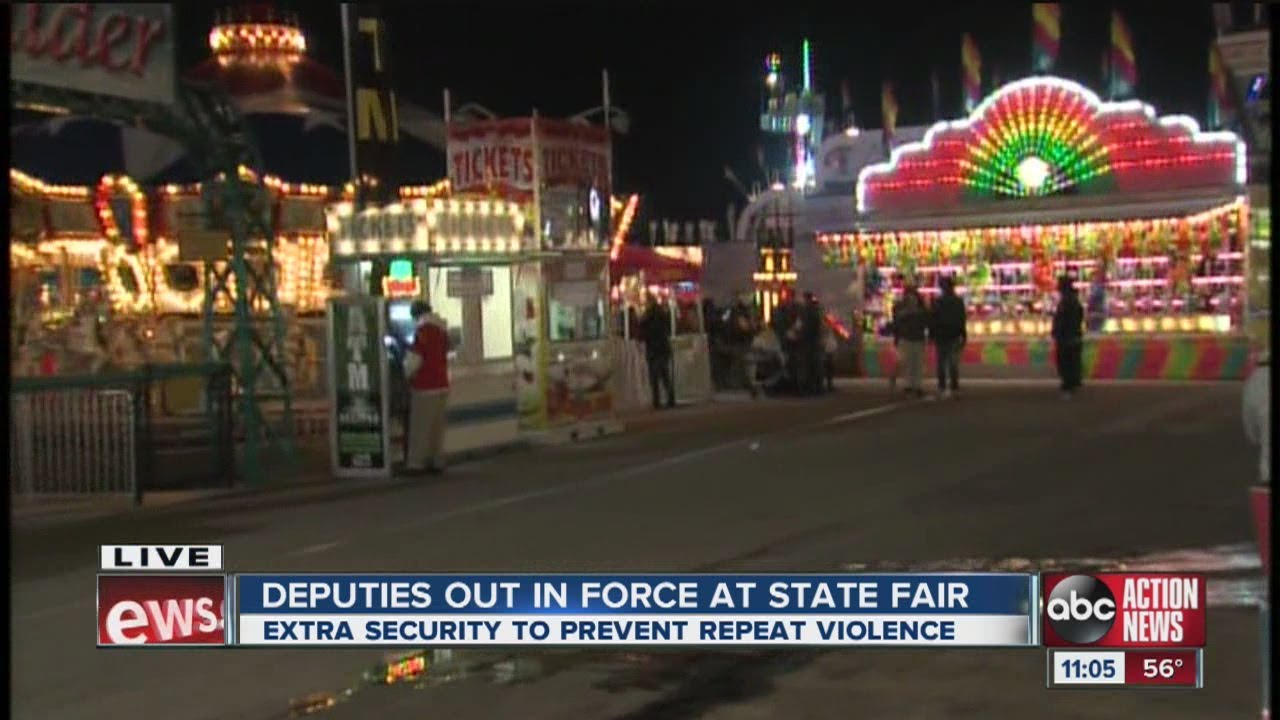 Deputies increase Florida State Fair security - YouTube