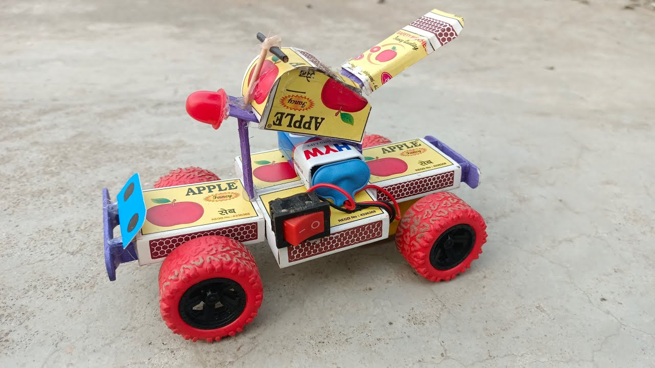 How To Make Bike Cycle At Home Electric Matchbox Motor Bike Diy - YouTube