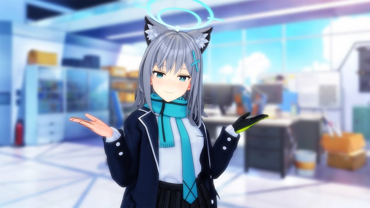 【ブルアカ MMD/4K/60FPS】Loveit Dance by Blue Archive Sunaookami Shiroko 砂狼シロ ...