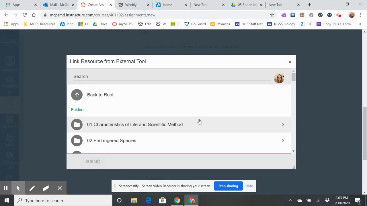 How to make an assignment in myMCPS that goes to each student: Mar 30 ...