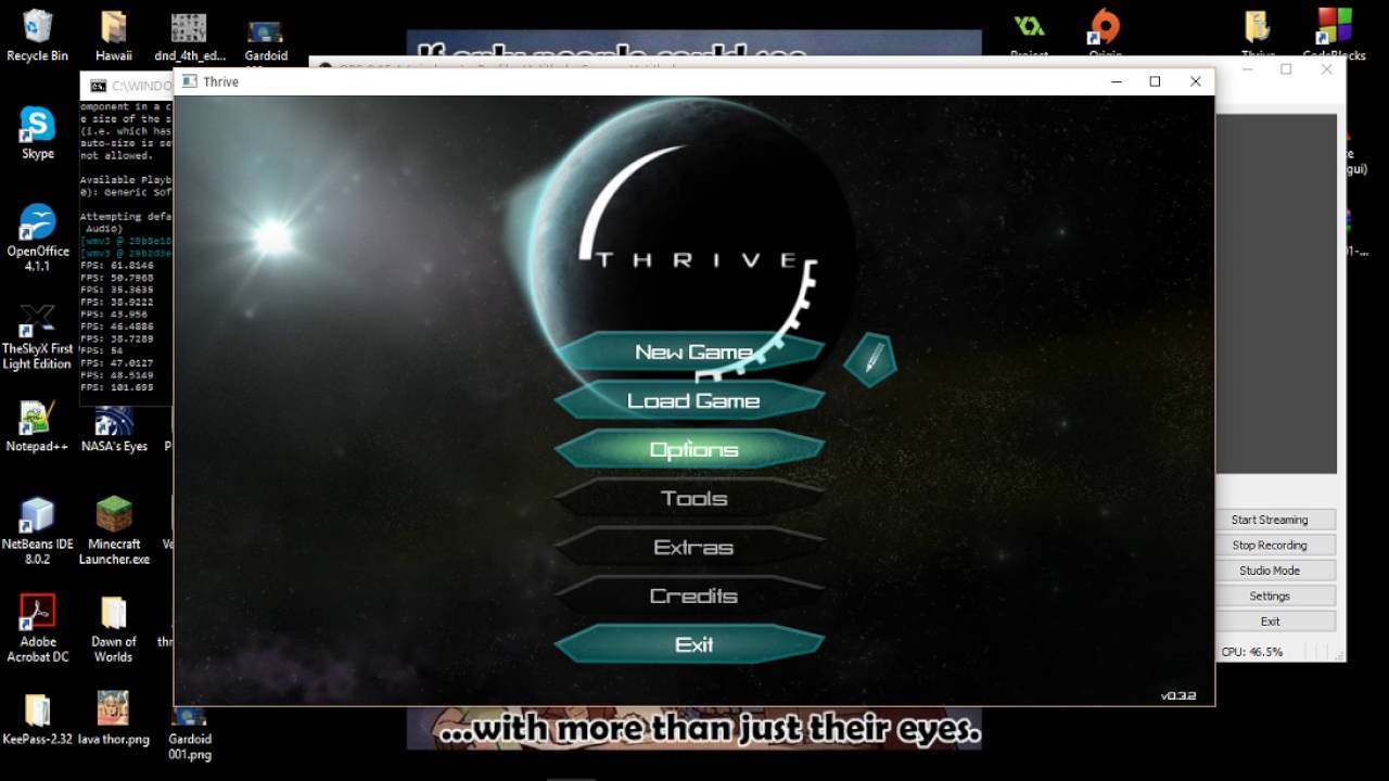 Thrive-Options Menu-Controls Update - YouTube