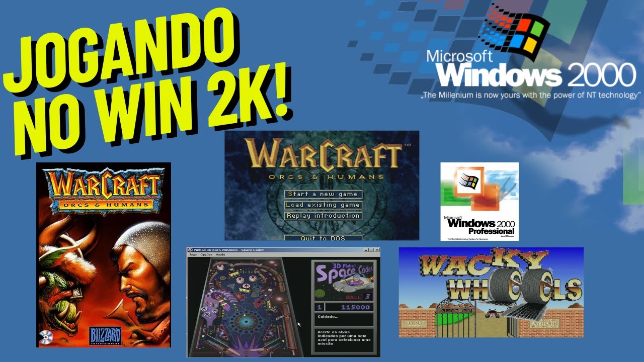 💾 Transformei o Windows 2000 numa máquina de jogos retro! 💾 - YouTube