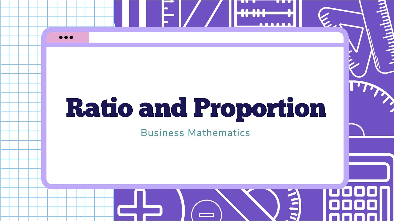 Ratio and Proportion | Kinds of Proportion - YouTube