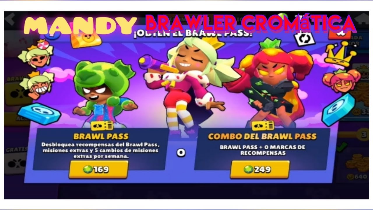 Pase de *MANDY* : BRAWLER CROMÁTICO😍 || BRAWL STARS. Temporada 16 ...
