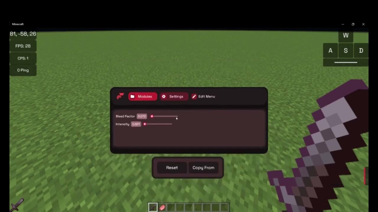 BEST CLIENT for MCBE/MCPE|FLARIEL CLIENT|MOTION BLUR - YouTube