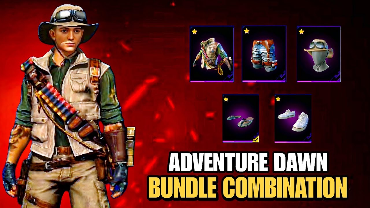 ADVENTURE DAWN BUNDLE BEST DRESS UP COMBINATION || FREE FIRE DRESS UP ...
