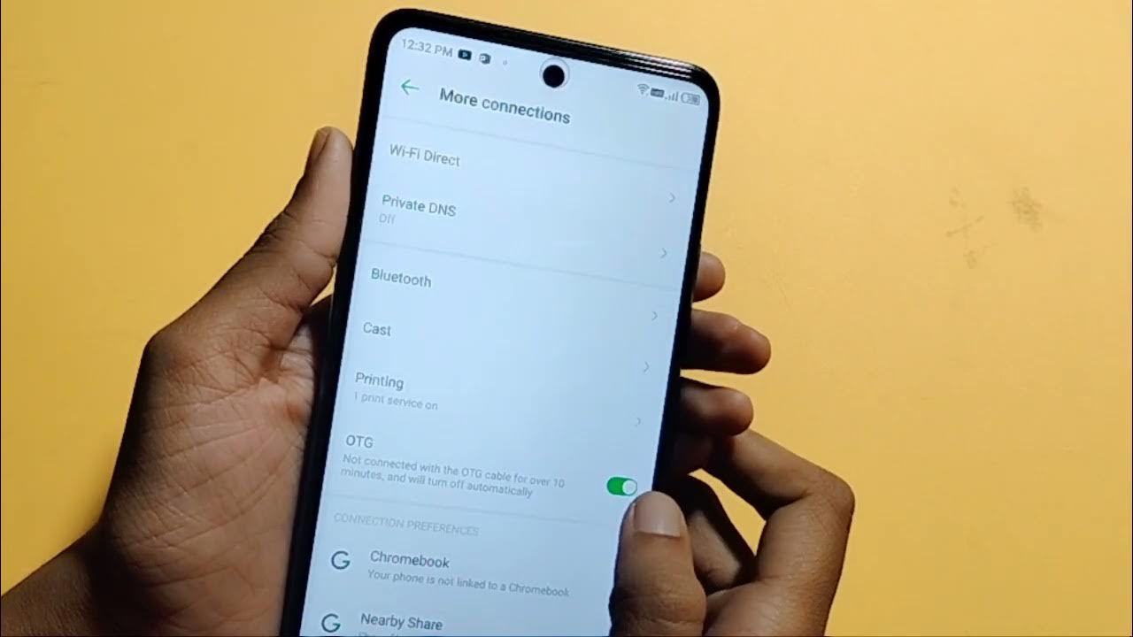 tecno spark 8 pro OTG connection setting | How to use otg connection | otg connection on kaise ...