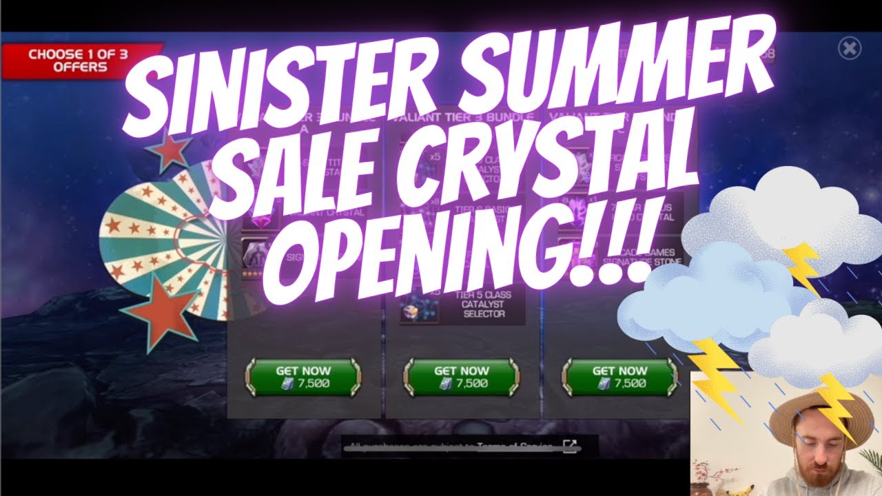 Sinister Summer Sales Crystal Opening - I'm Not Crying, You Are Crying ...