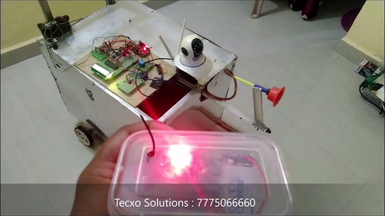 Solar Powered Automatic Fire Fighting Robot | Best projects for ...