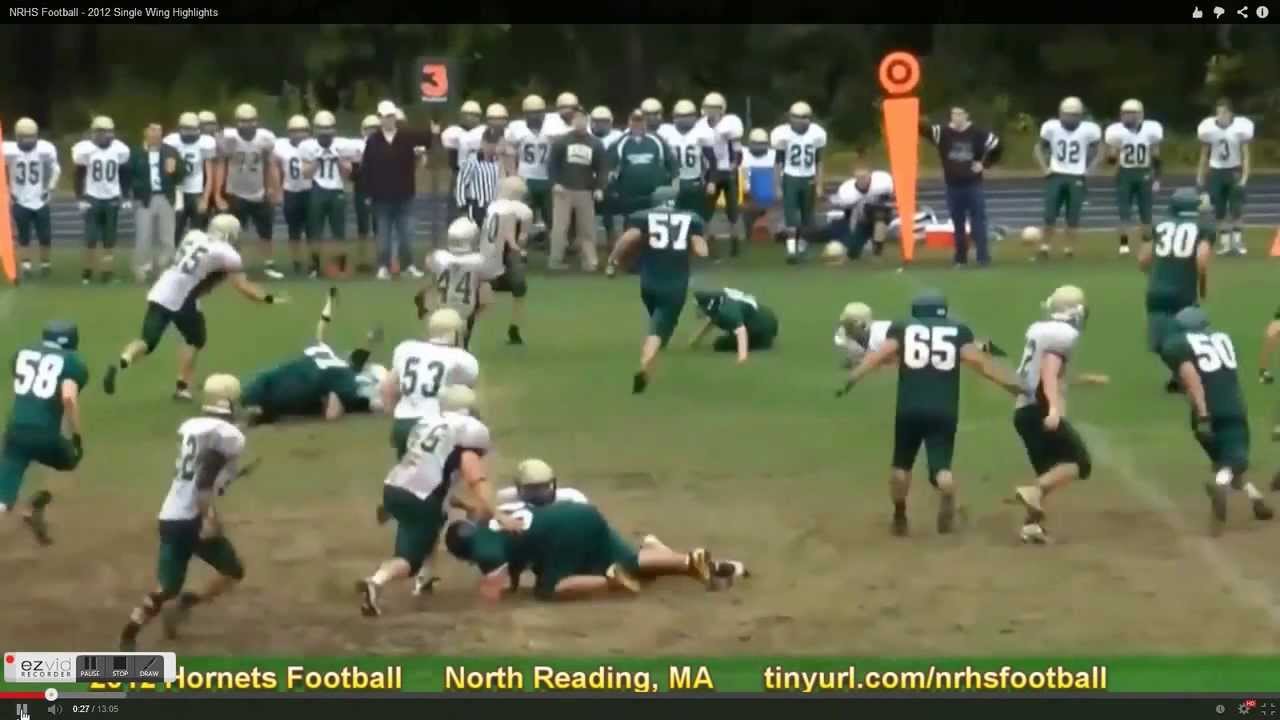 Single Wing Offense-The Rushing Beast! - YouTube