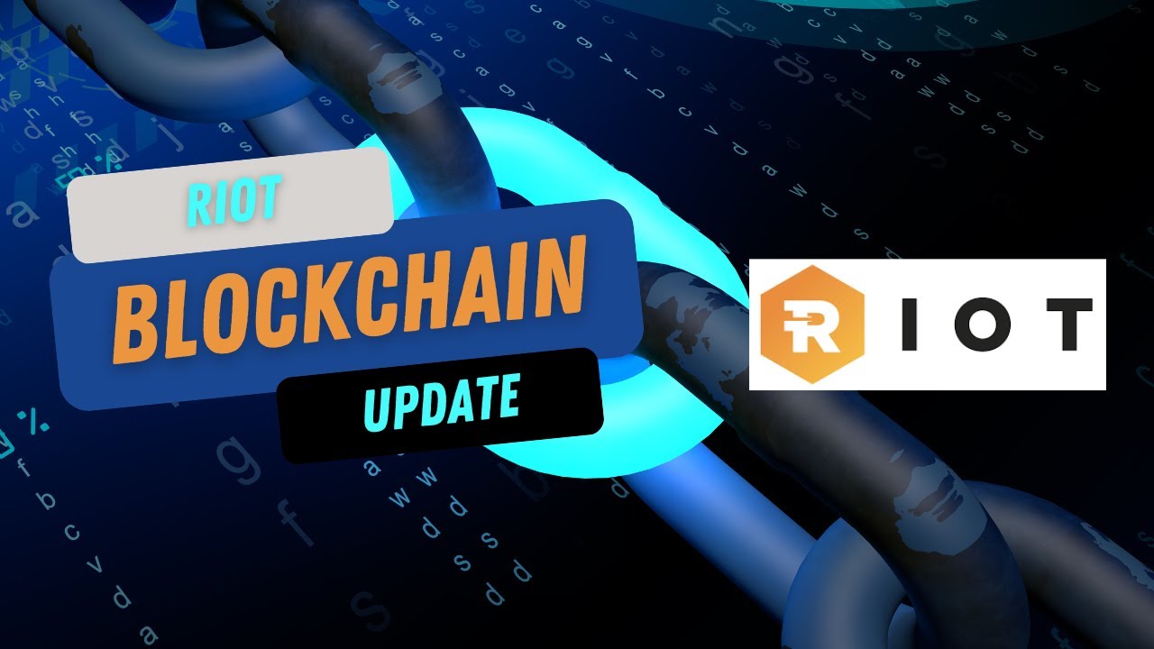 RIOT STOCK UPDATE RIOT PLATFORMS NEWS - YouTube