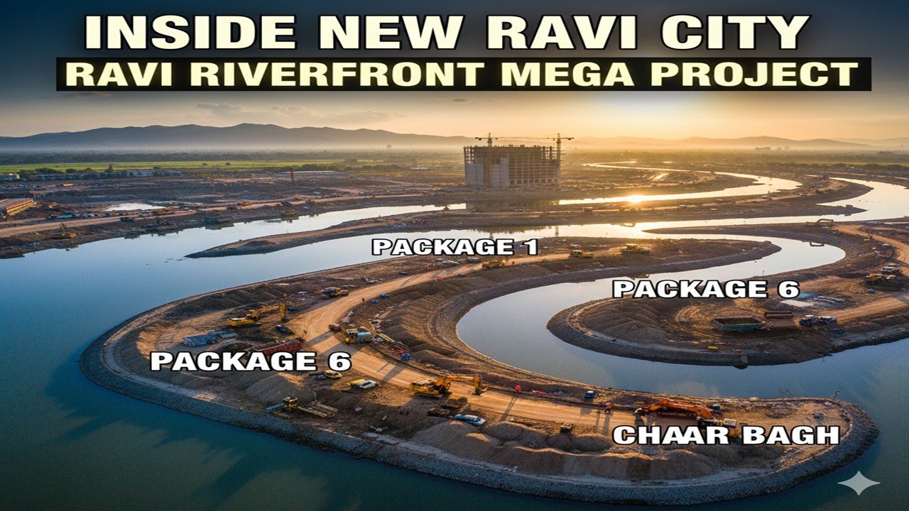 Inside New Ravi City | RUDA Package 1, Package 6 & Chahar Bagh Tour ...
