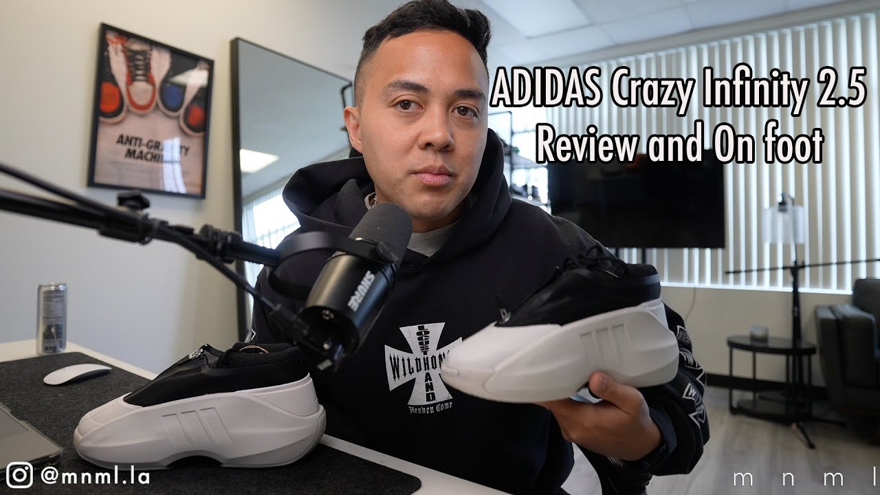 Adidas Crazy Infinity 2.5 Review and On Foot - YouTube