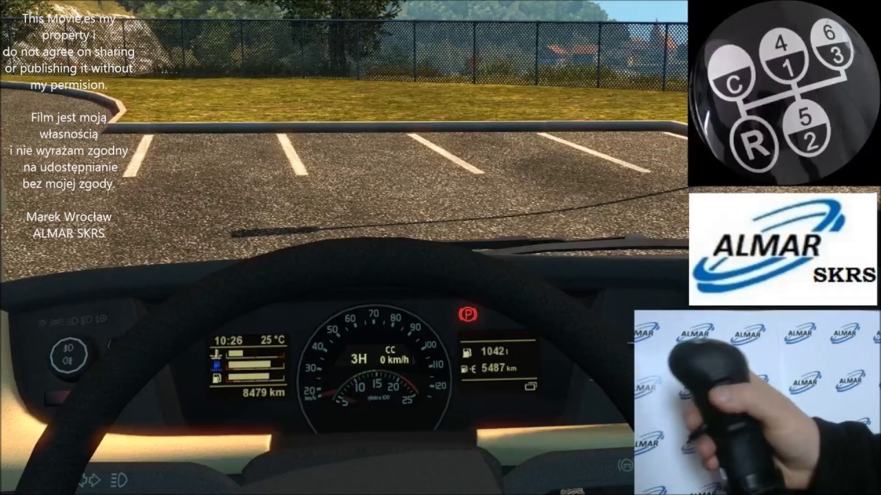 SKRS gearshift knob from a VOLVO truck ATS ETS logitech & Thrustmaster ...