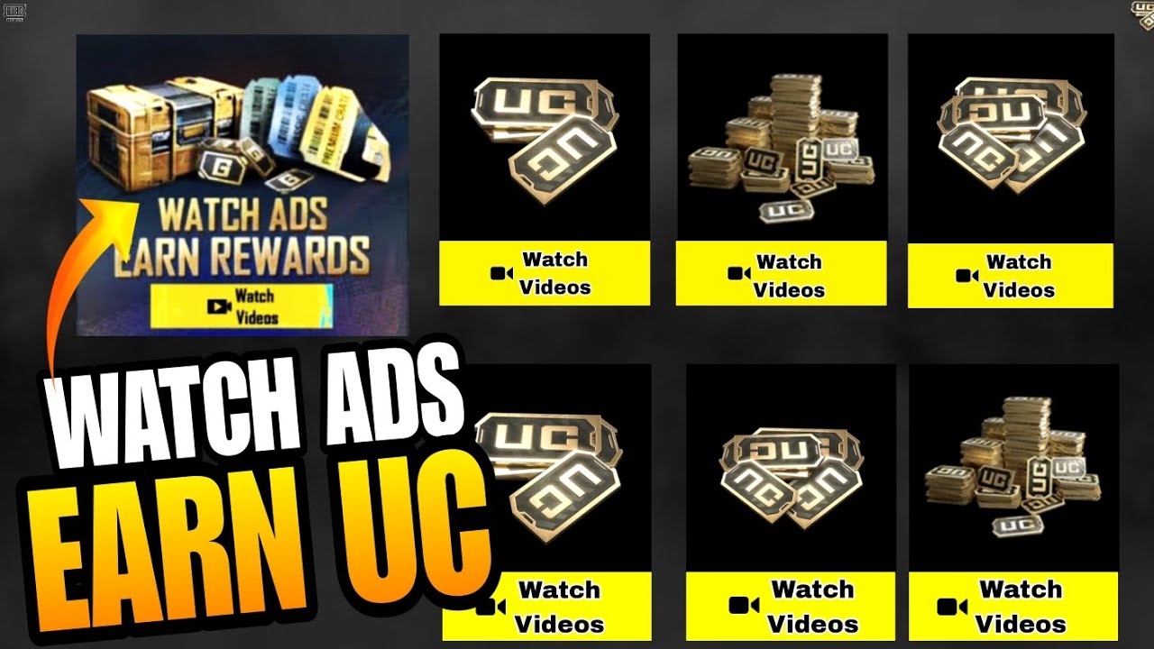 OMG 😱 Watch Ads Earn Rewards | Biggest Feature Coming In Pubg Mobile ...